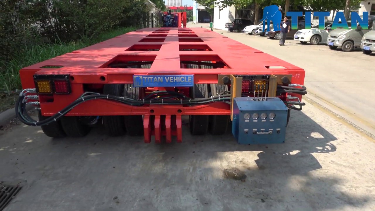 What is a Modular Trailer? Factory price heavy haul trailer hydraulic ...