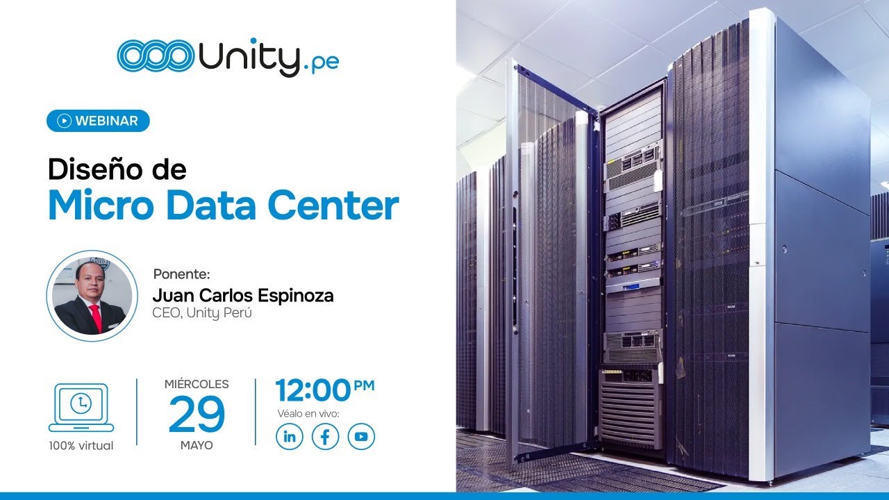 #UnityWebinar | Diseño de Micro Data Center - YouTube