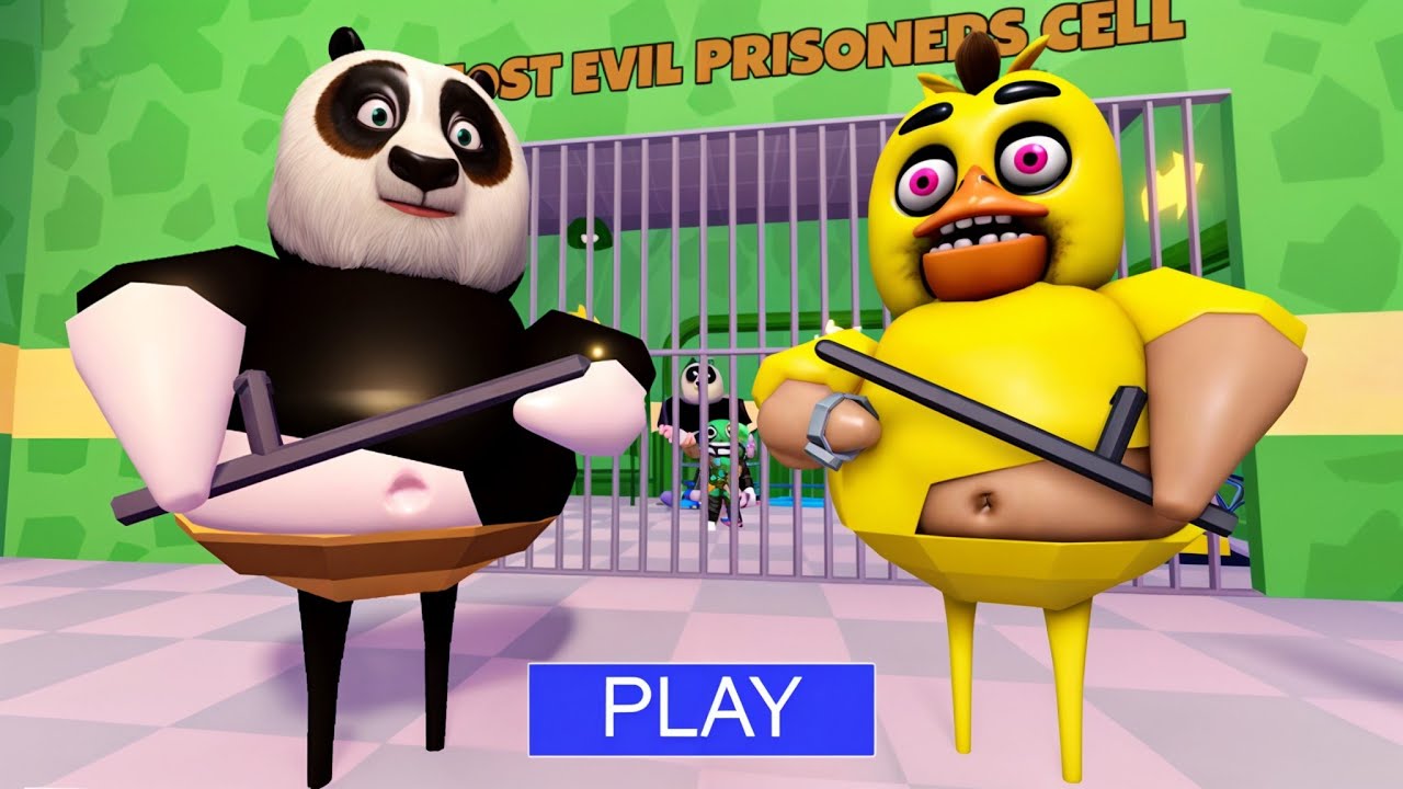 Roblox KUNG FU PANDA VS FNAF CHICA BARRY'S PRISON RUN! (Obby) - YouTube