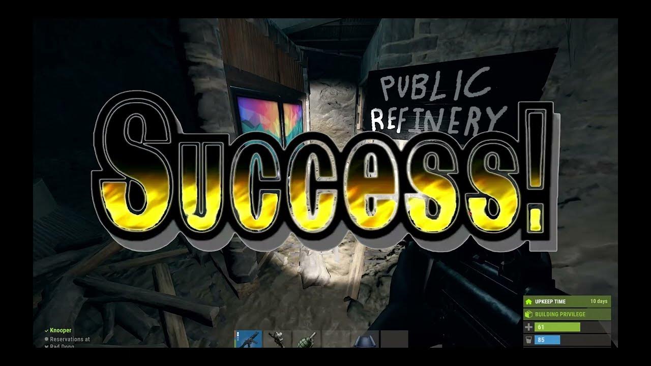 How to fix deployables being stuck in the wood of your cave base! - RUST TIP - YouTube