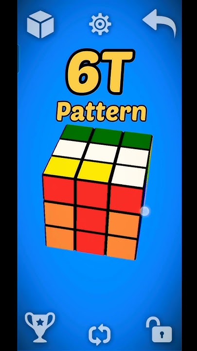 6T Pattern 🔥 in cube 😺 | How to solved the Rubik's cube | #shorts #youtube #viral #T - YouTube