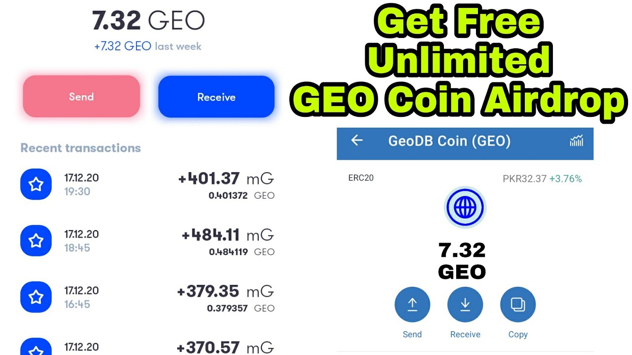 Get Free Unlimited GEO Coins | GEOdb Mining App | New Crypto Airdrop ...