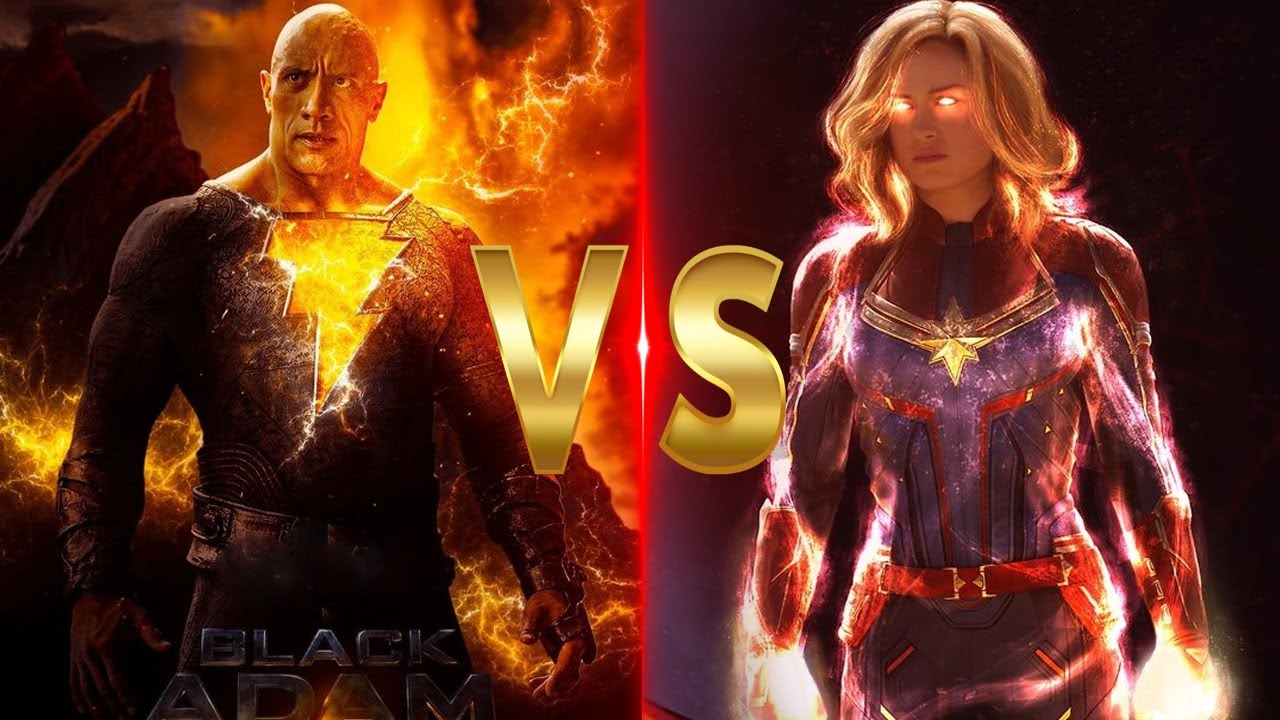 Captain Marvel Vs Black Adam