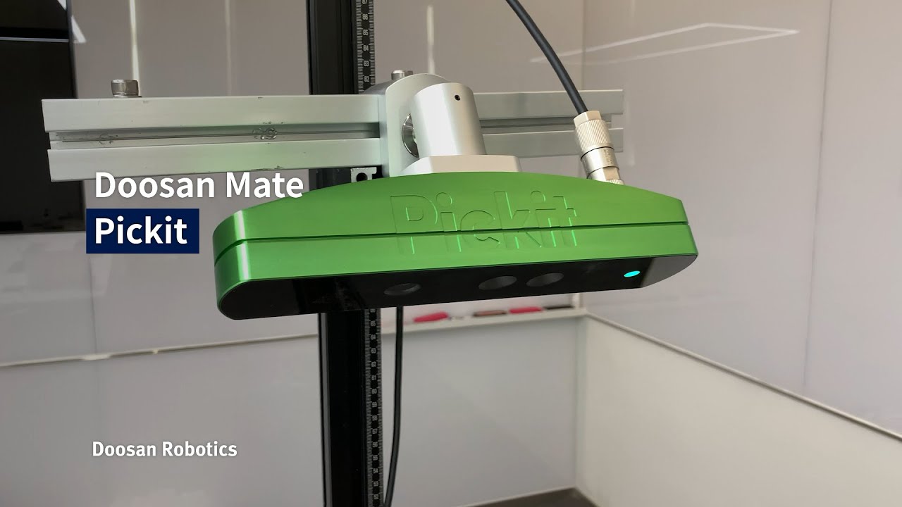 [Doosan Mate] Pickit - 3D Vision - YouTube