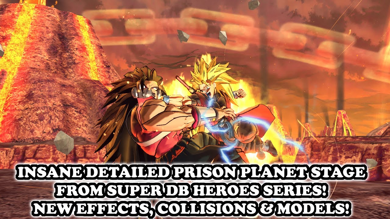 INSANE DLC Prison Planet Stage w/ New Effects & Collisions [Super DB ...