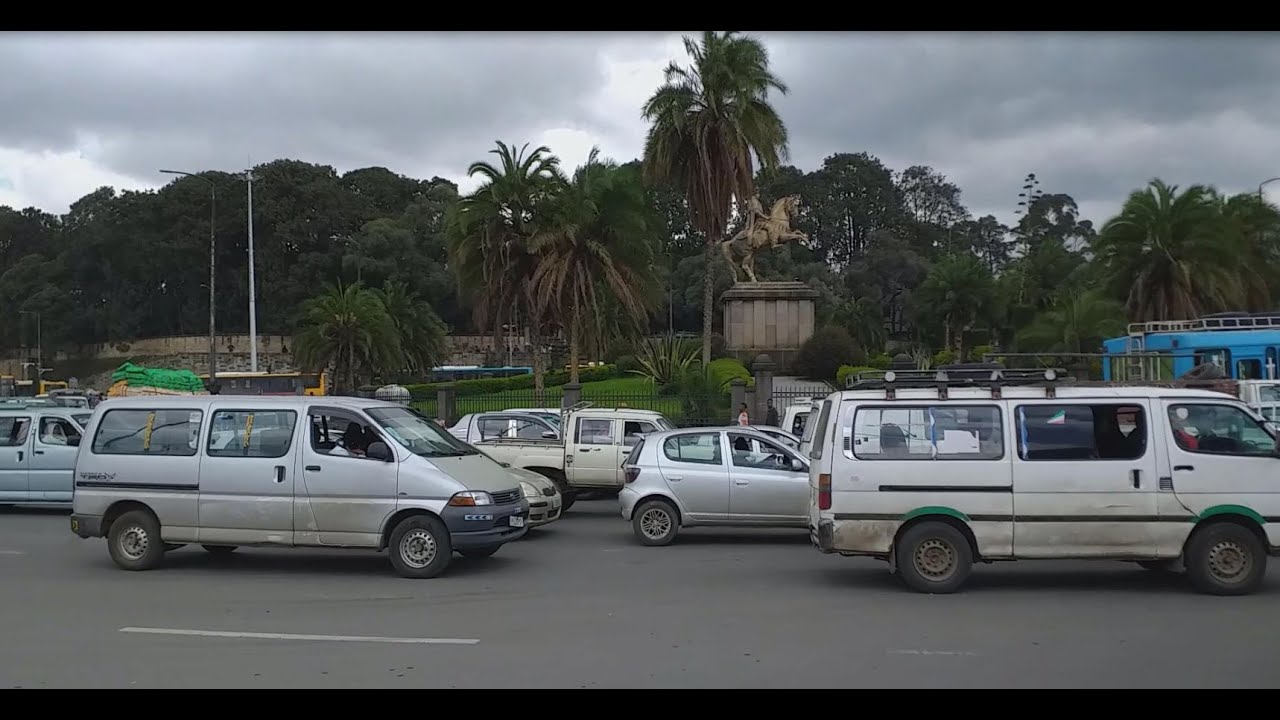 ፒያሳ ጊዮርጊስ አካባቢ Piassa Giorgis Area | Driving in Addis Ababa - YouTube