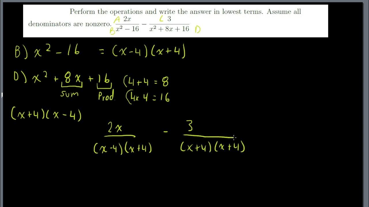 Passing Algebra 1 Exam - Expansion and Simplify Polynomials Pt1 - YouTube