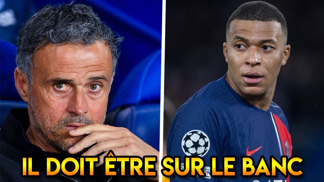 Mbappé sur le banc meilleur solution pour le PSG ? Stéphane Guy se moque de Luis Enrique ! - YouTube