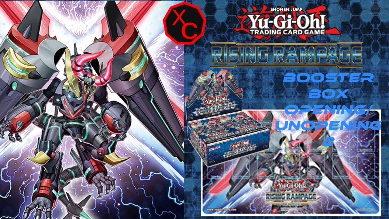 Yu-Gi-Oh TCG Rising Rampage Booster Box Opening/Unboxing #2 and Mat ...
