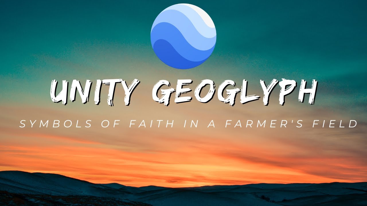 Unity Geoglyph: Symbols of Faith in a Farmer's Field - YouTube