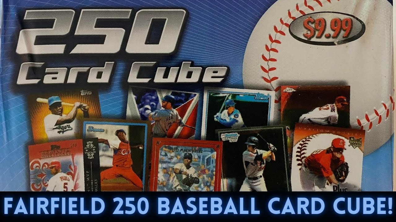 RARE FAIRFIELD 250 BASEBALL CARD CUBE! - YouTube