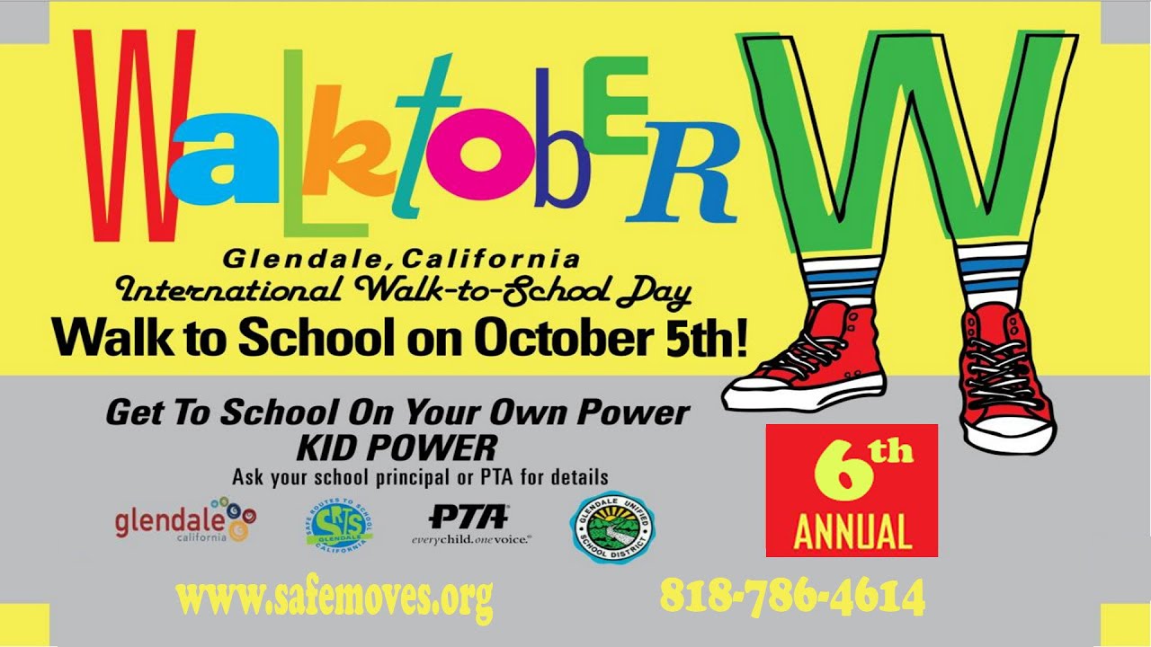 "Walktober" Walk to School Day 2016 Promo - YouTube