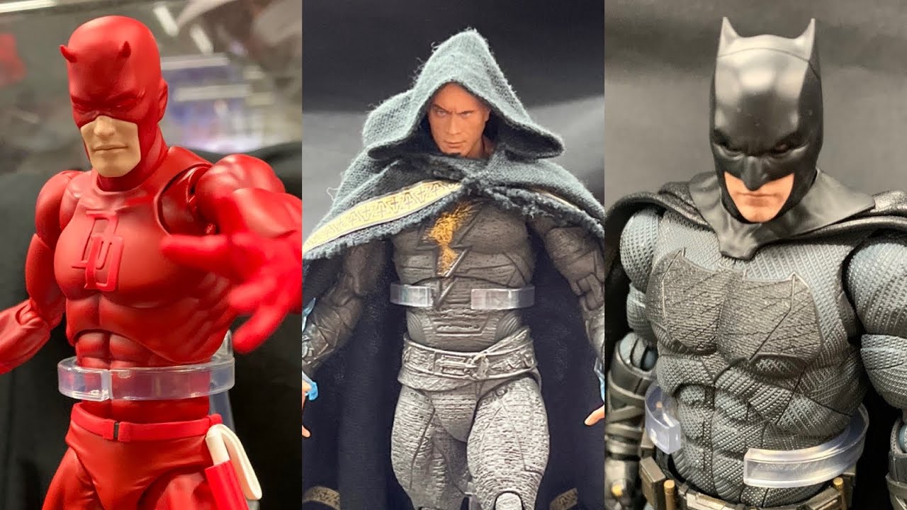 New Mafex Daredevil, black Adam, Batman, terminator action figures on ...
