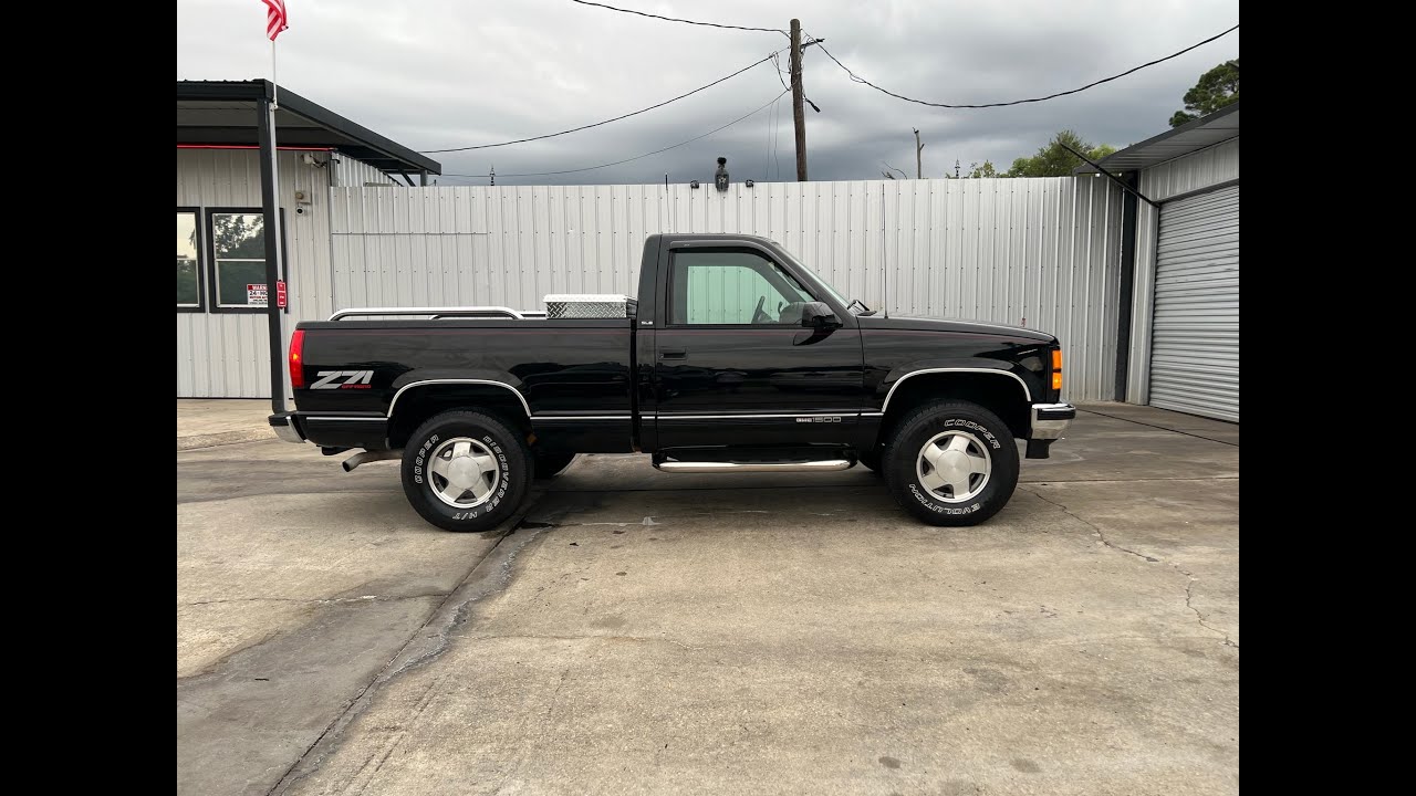 1996 GMC Sierra 1500 Single Cab 4X4 Z71 - For Sale - YouTube