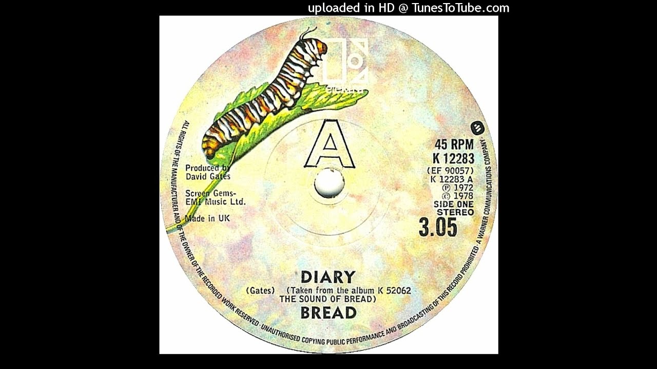 THE BREAD SINGLES COLLECTION 10. Diary - Bread - YouTube