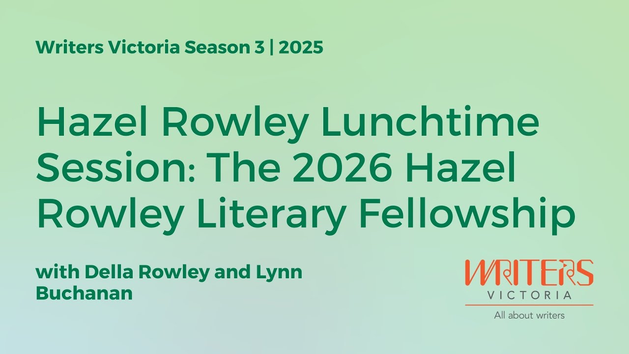 Hazel Rowley Lunchtime Session: The 2026 Hazel Rowley Literary ...