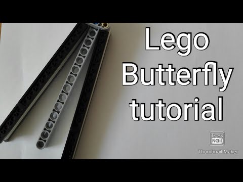 Lego Butterfly Knife Tutorial - YouTube