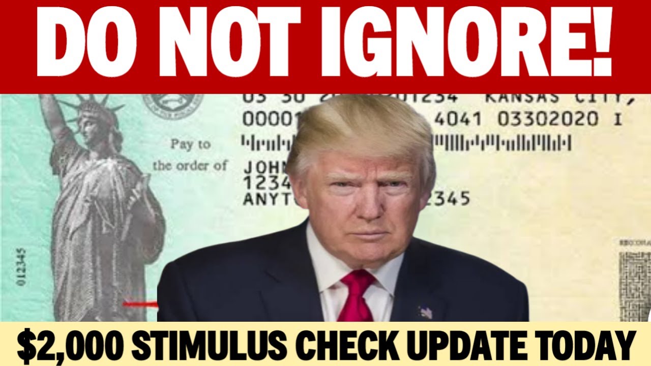 $2,000 STIMULUS CHECK UPDATE TODAY APRIL 9TH 2025? | HERE'S WHAT YOU ...
