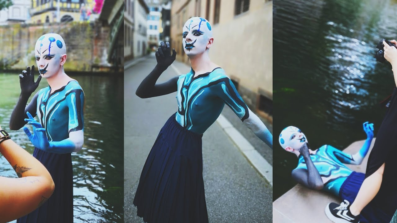 Drag Alien Bodypainting - YouTube