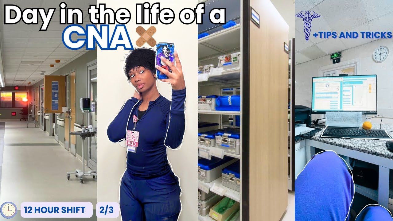 A REALISTIC DAY IN THE LIFE OF A CNA| WORKING 3 12-HOUR SHIFTS RAW ...