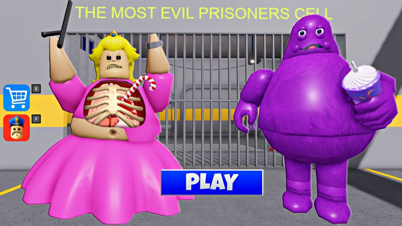 NEW PRINCESS EXE BARRY PRISON RUN! OBBY Walkthrough Full GAMEPLAY # ...