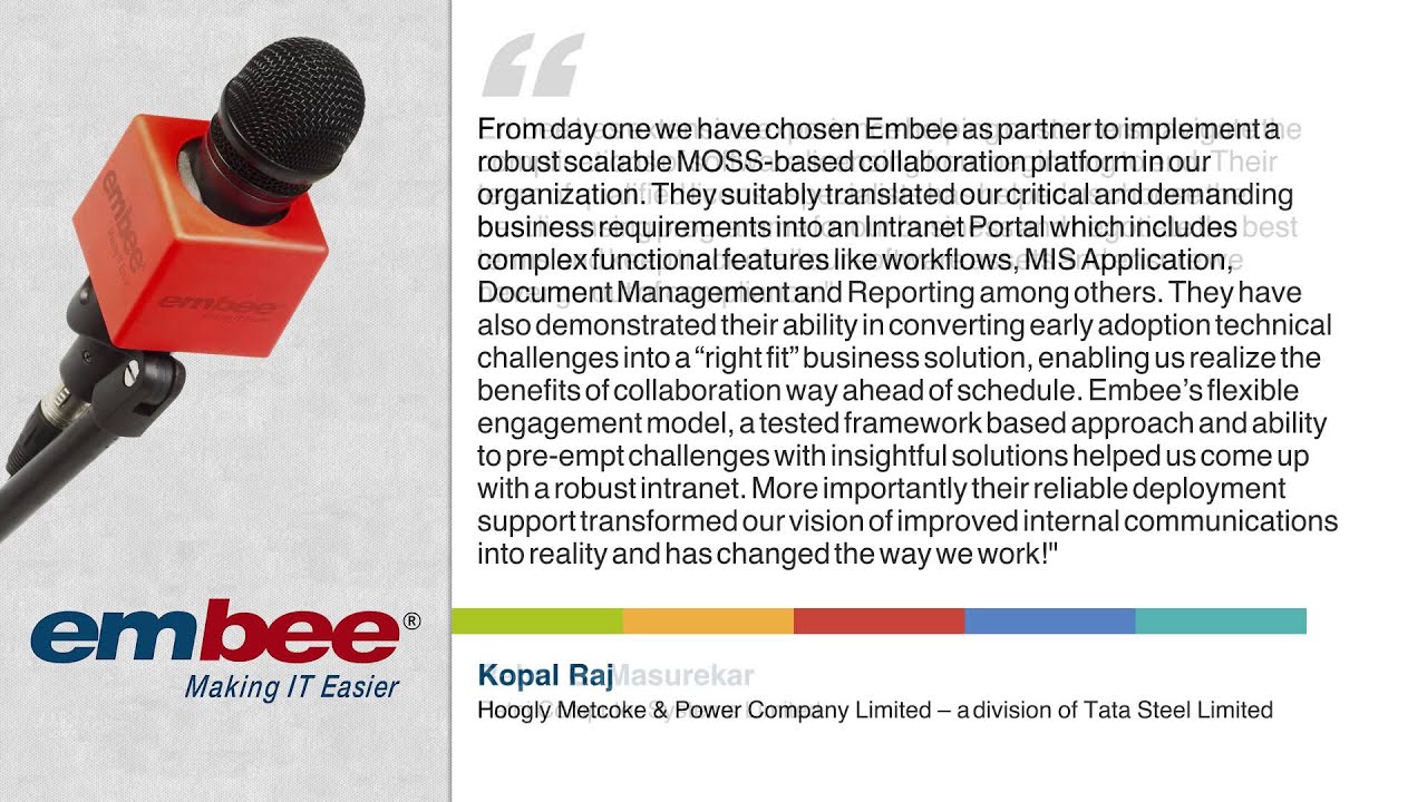 Embee Testimonials - YouTube