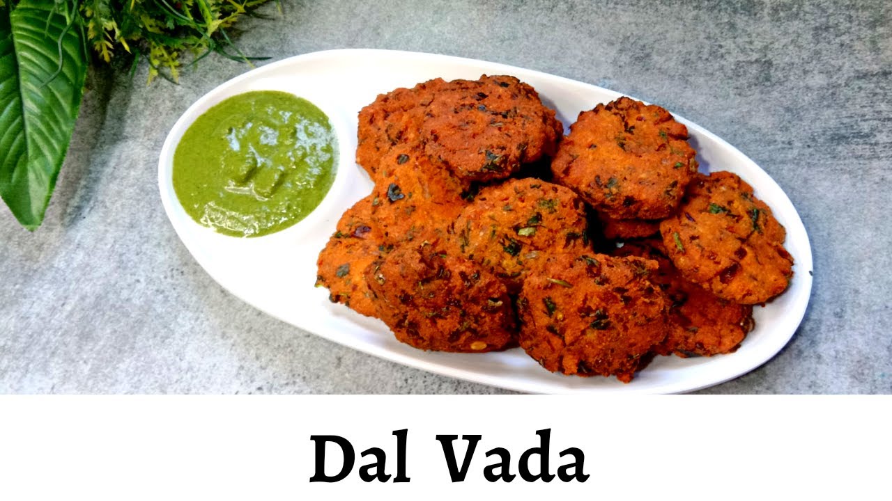 Dal Vada | Chana Dal Vada Recipe | Dal Vada Recipe | South Indian ...