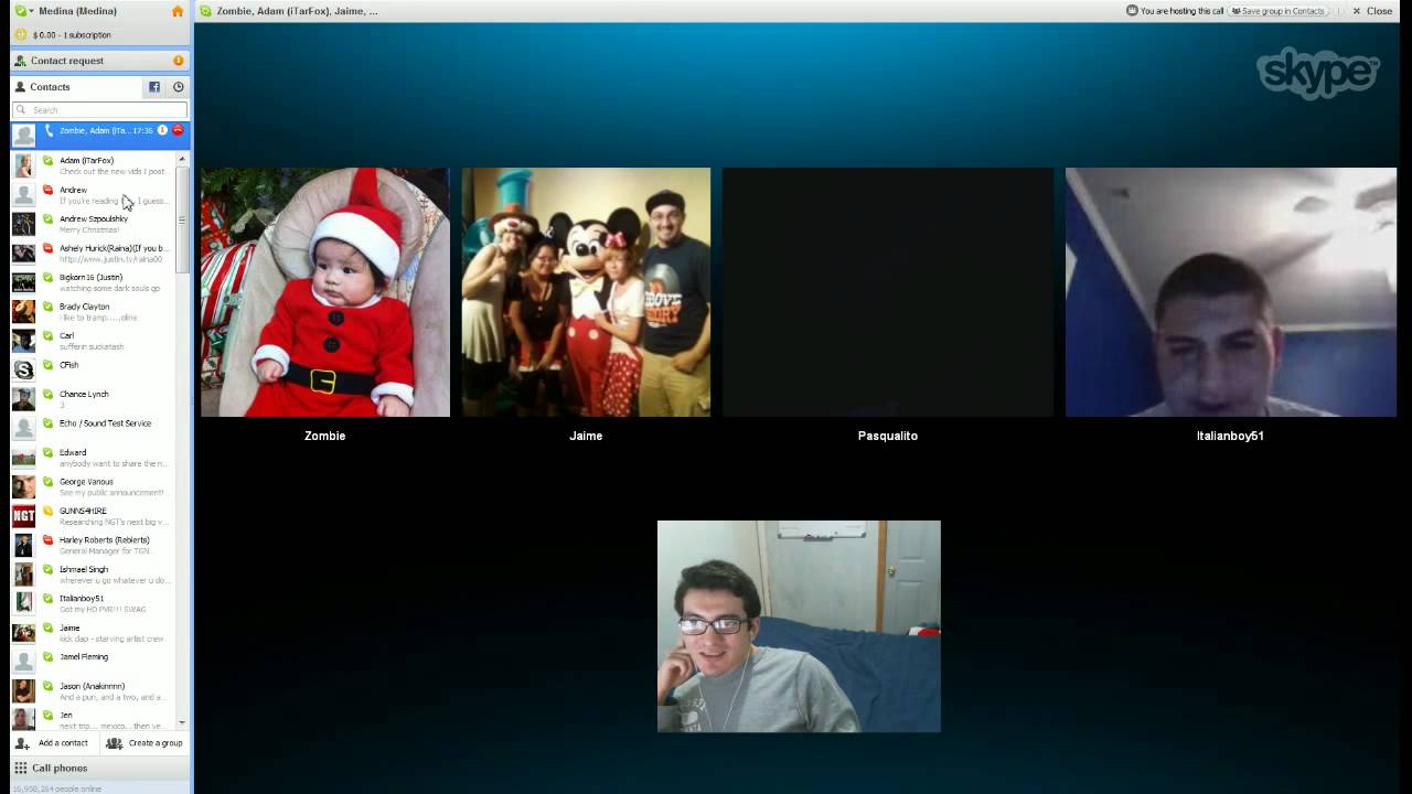 Social Games with friends on Skype - 1 / 8 - YouTube