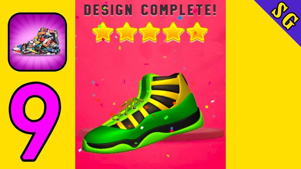 Sneaker Art! Gameplay Walkthrough Part 9 (IOS) | Snack Game - YouTube