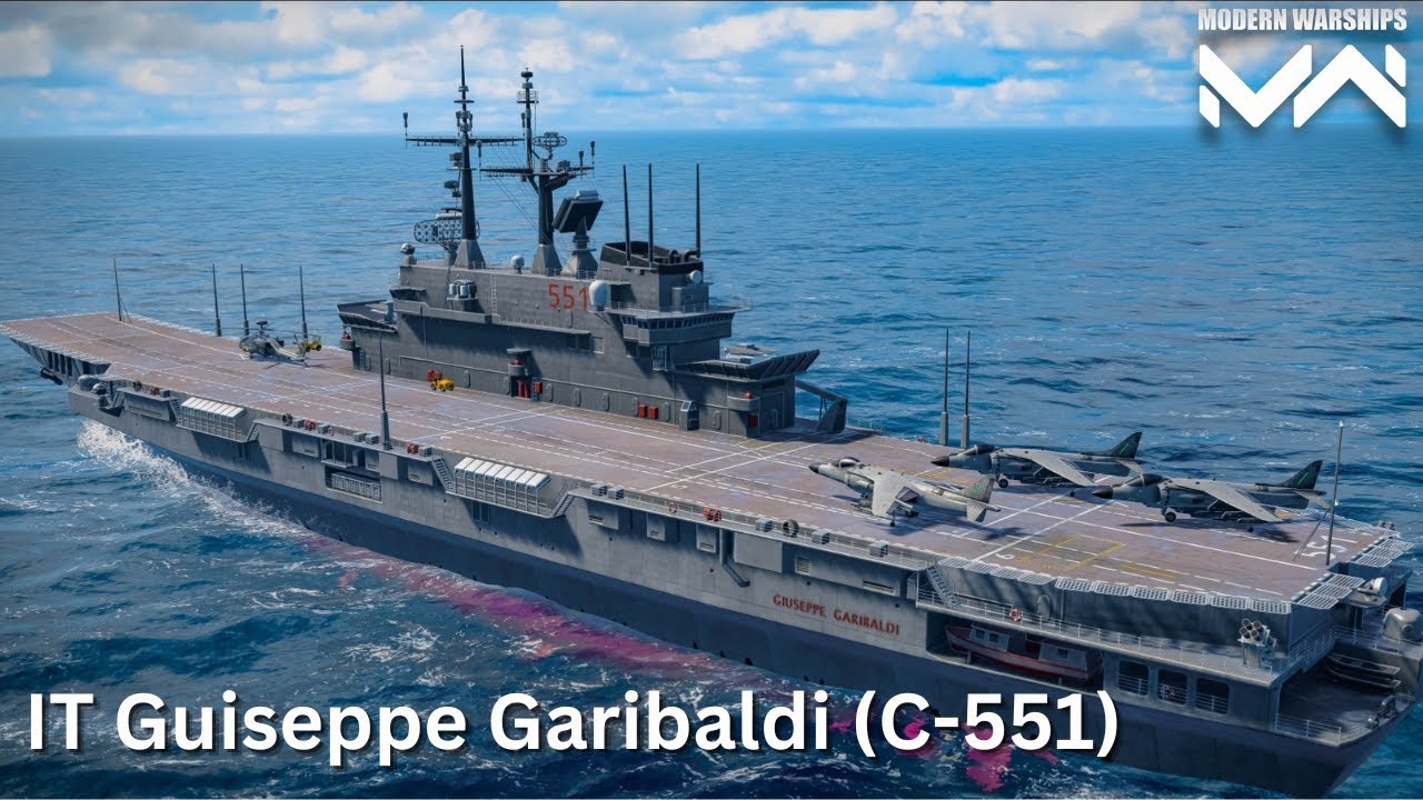 IT Guiseppe Garibaldi (C-551) Tier II Aircraft Carrier/New Update ...