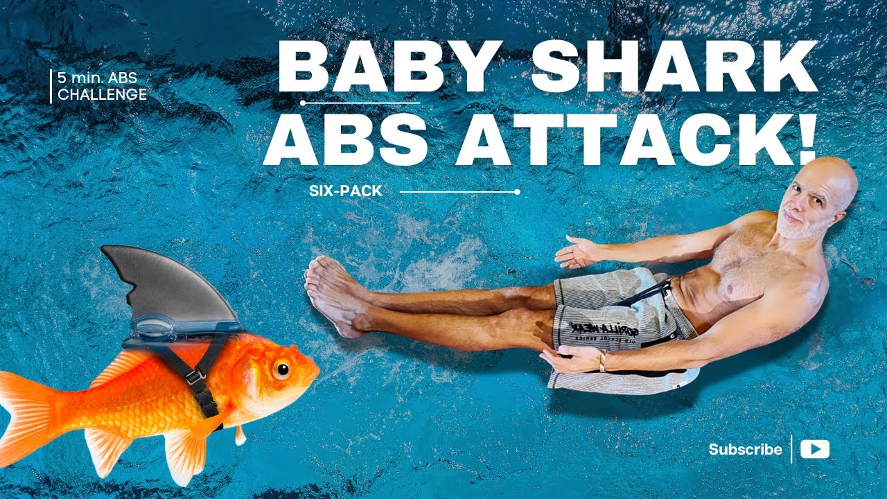 Baby Shark, Daddy Abs Challenge - The All Ages Core Workout - YouTube