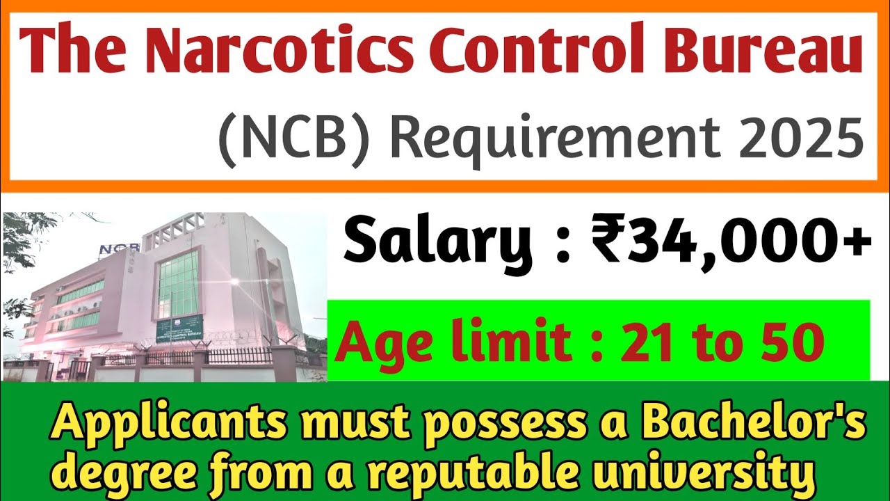 ncb recruitment 2025 | ncb recruitment 2025 notification | ncb ...