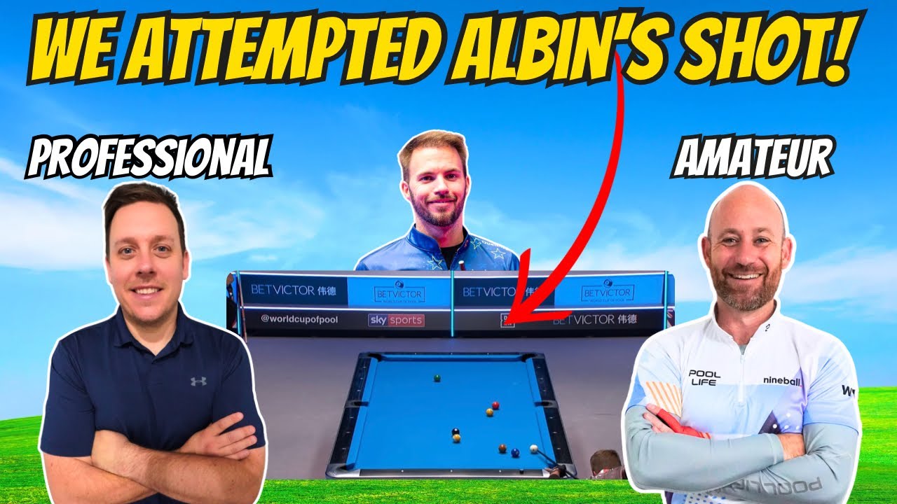 PROFESSIONAL Pool Player Vs AMATEUR Player - Challenged to RECREATE the ...