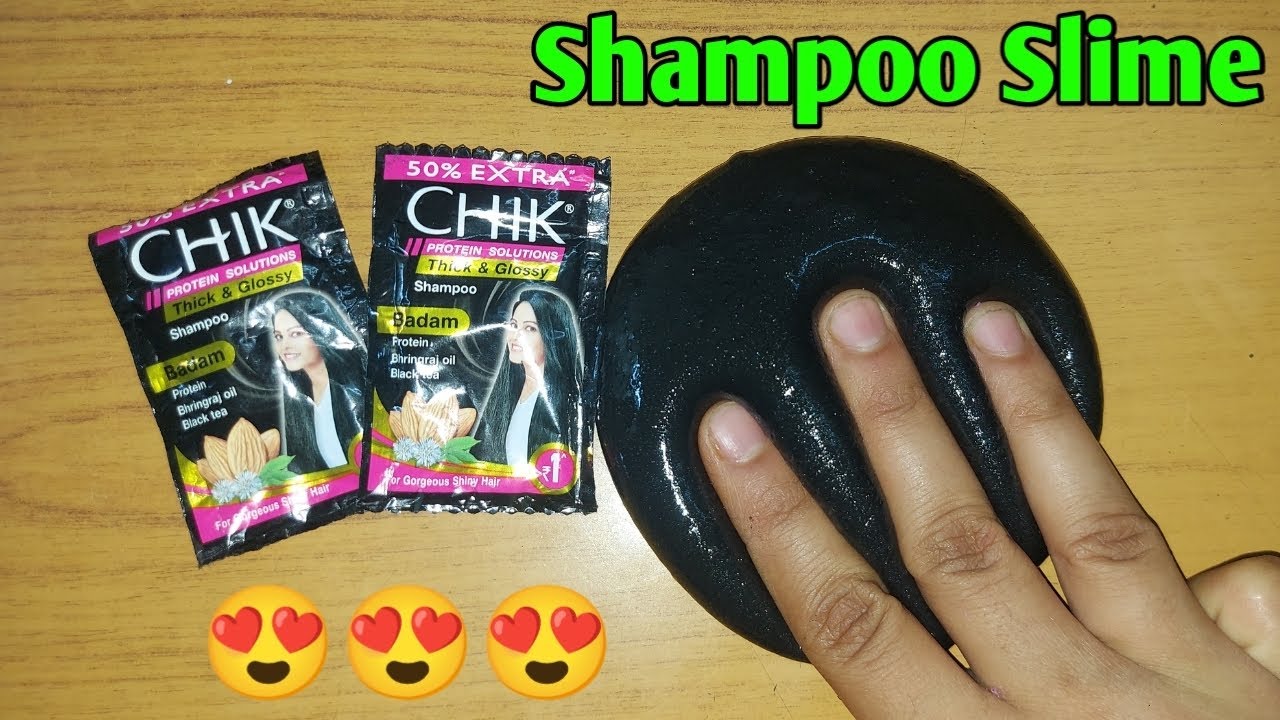 Shampoo Slime ASMR l How to make slime with shampoo l How to make slime ...
