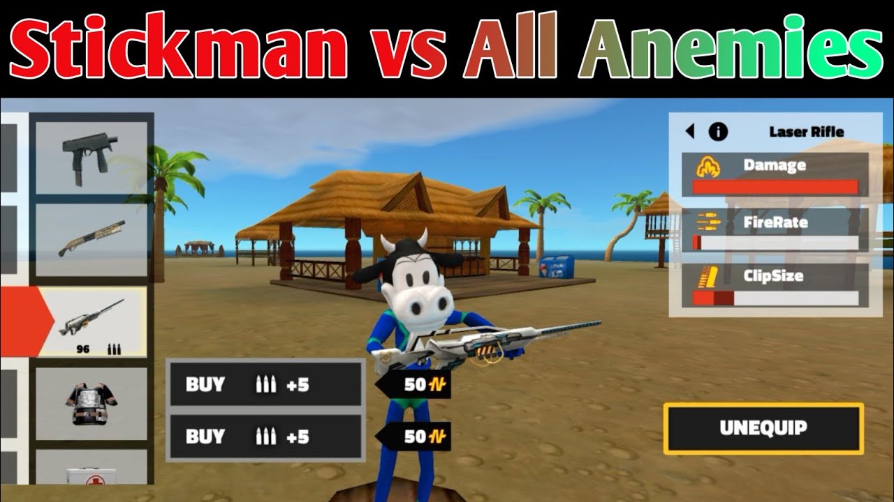 Stickman Superhero Fight II Fight with all enemies #stickmansuperhero # ...