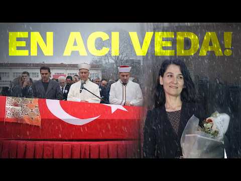 Öğrencisi Tarafından Öldürülen Öğretmen Gözyaşlarıyla Uğurlandı.