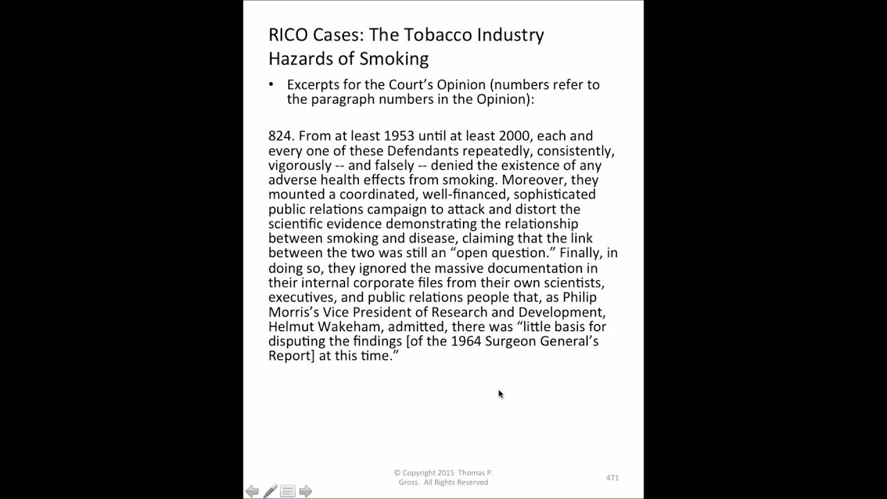 RICO Statute - YouTube