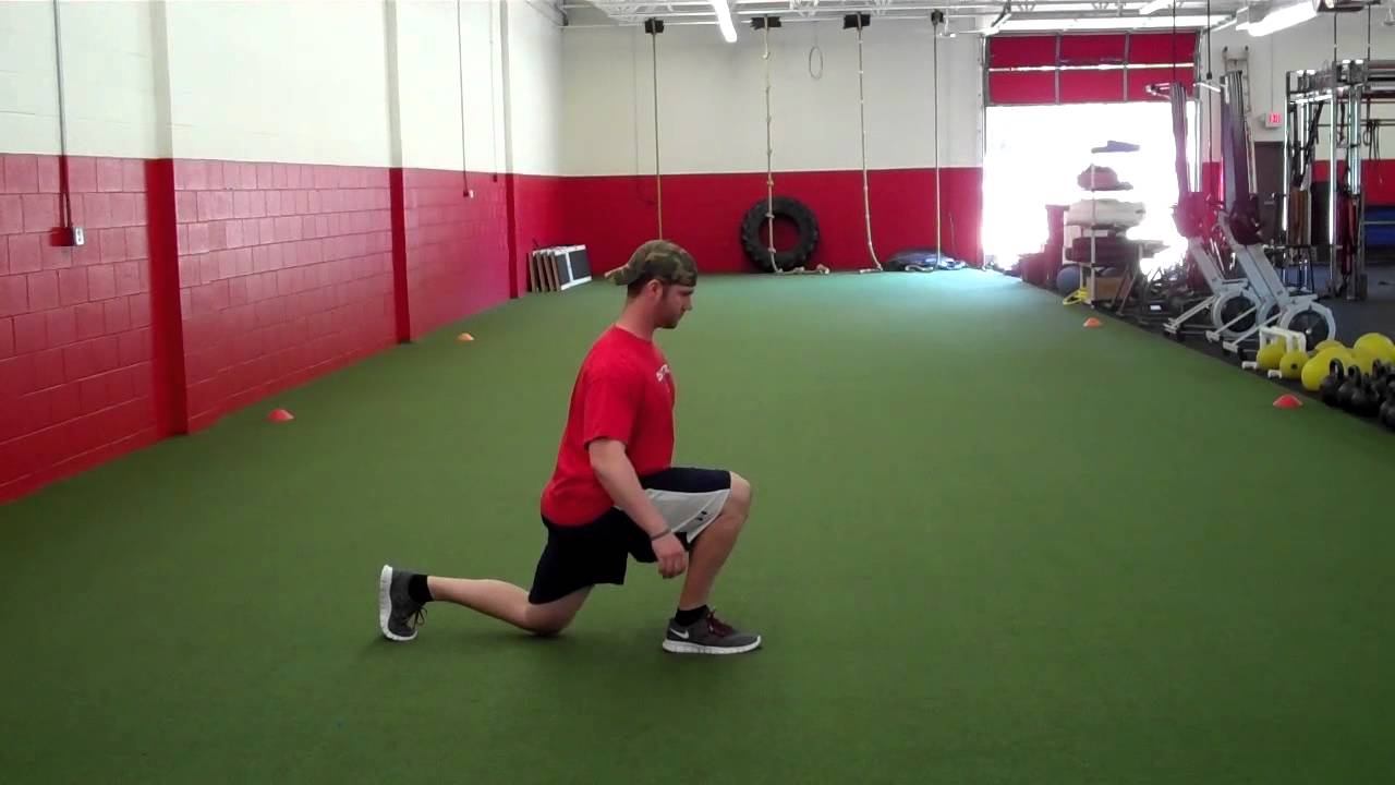 DB Offset Reverse Lunge to SLDL - YouTube