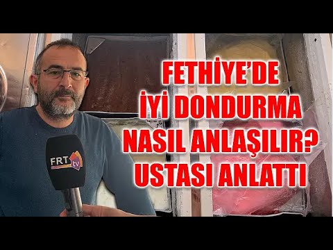 Fethiye'de iyi dondurma nasıl anlaşılır? Ustası anlattı