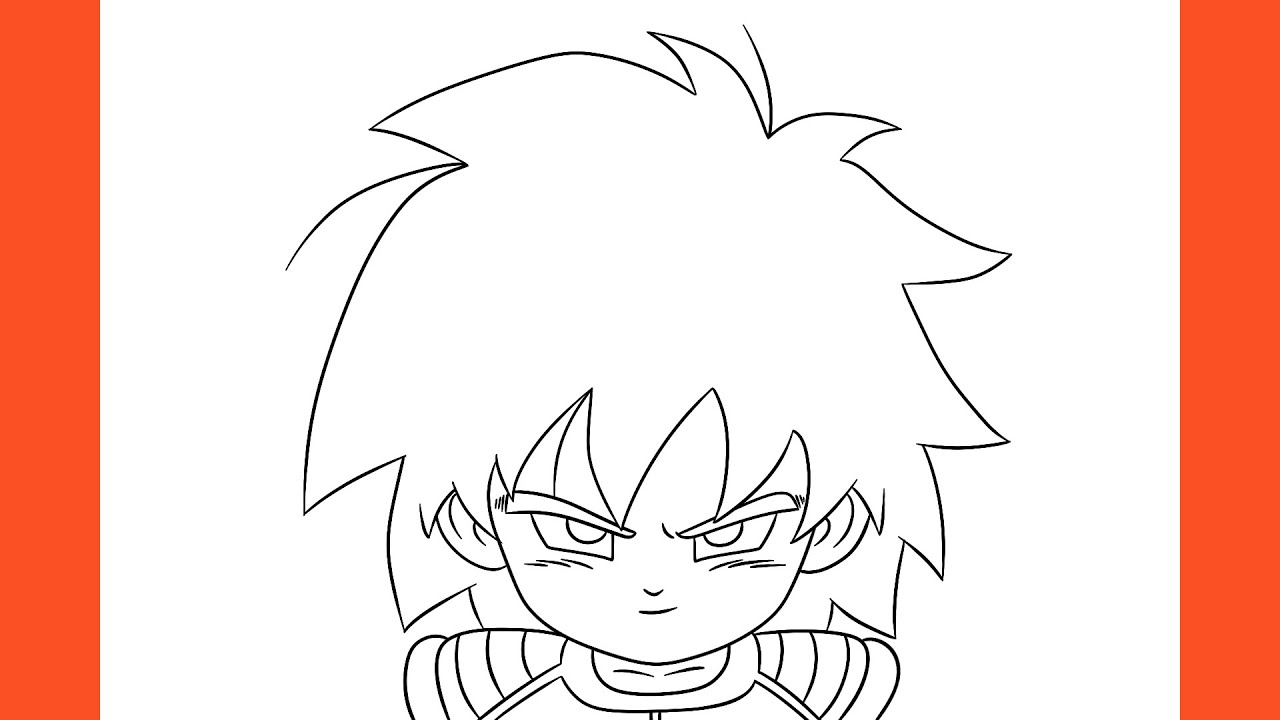 How To Draw Kid Broly (Dragon Ball Super) - YouTube