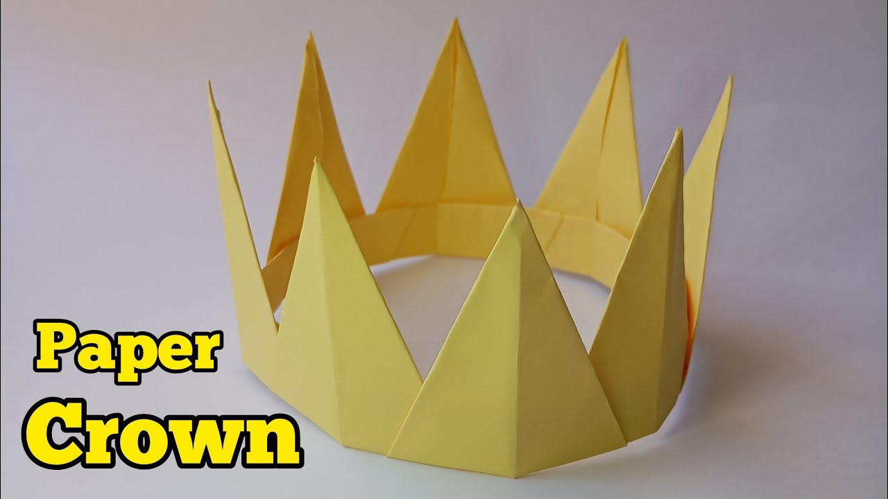 How to Craft a Regal Paper Crown 👑 Easy DIY Tutorial for All Ages ...