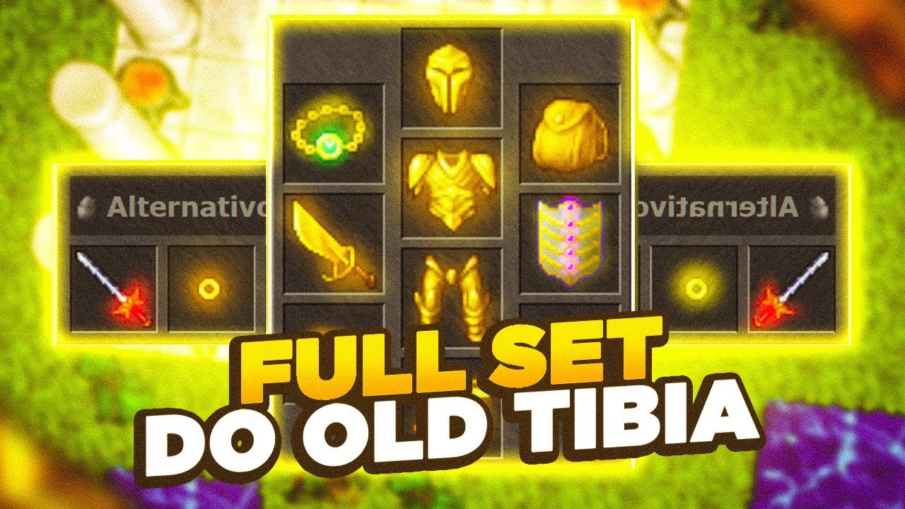 20 anos de historia de itens do TIBIA em 8 minutos l Tibia Papo - YouTube