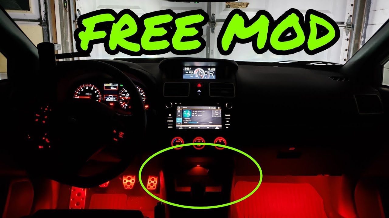 15-21 WRX & STI Interior Lighting FREE Mod - YouTube