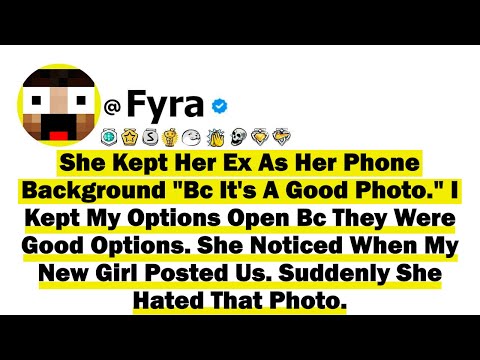 She Kept Her Ex As Her Phone Background \