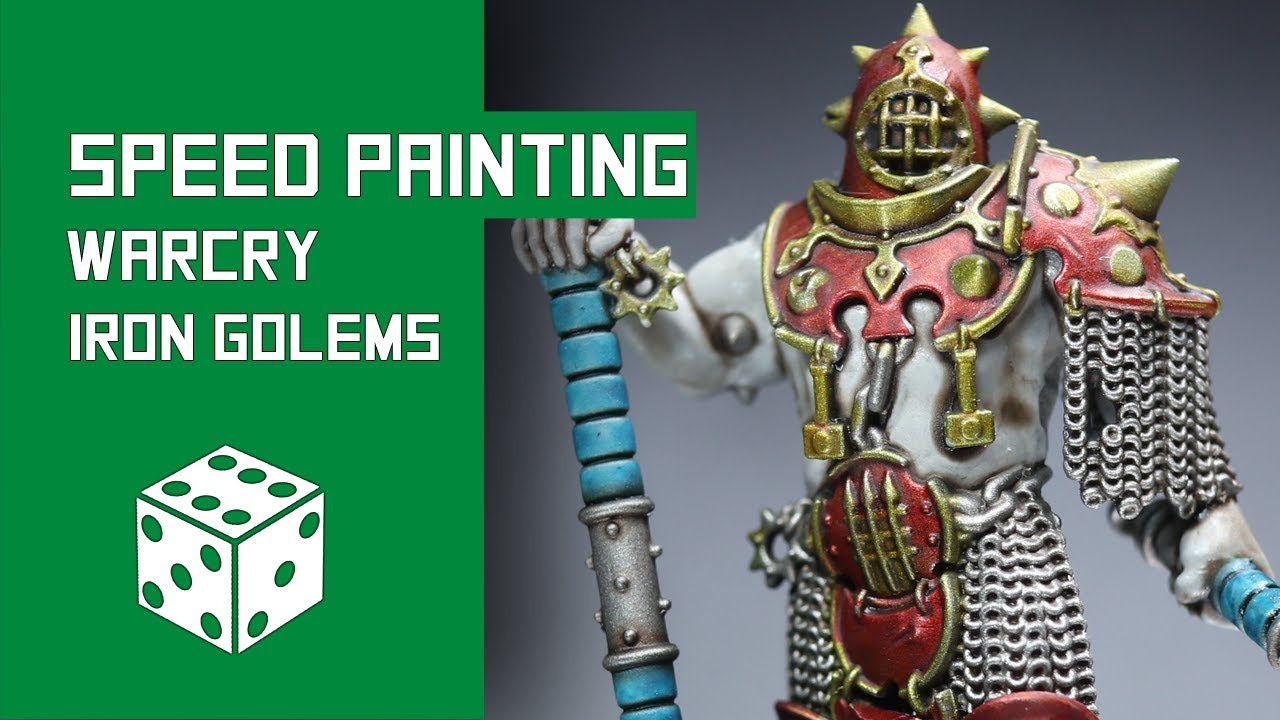 How To Speed Paint Iron Golems: Warhammer Age Of Sigmar Warcry Tutorial ...