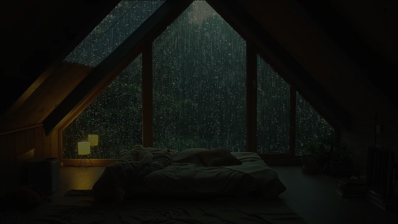 Rainy Day Forest Soundscape Outside Your Window - Sounds For Healing ...