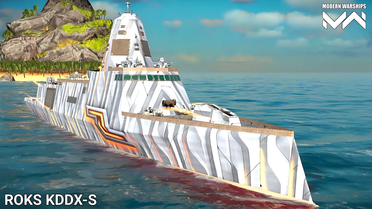 ROKS KDDX-S :- New Bundle Destroyer Full Gameplay - Modern Warships - YouTube