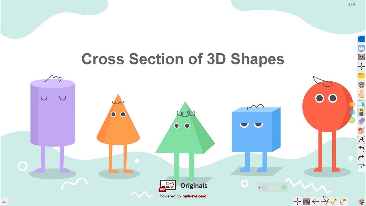 Shape Lesson 4: Cross Section of 3D Shapes - ViewSonic Originals - YouTube