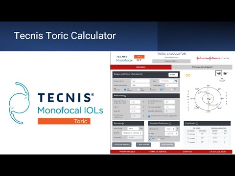 Tecnis Toric Calculator (Guide & Explain) - YouTube