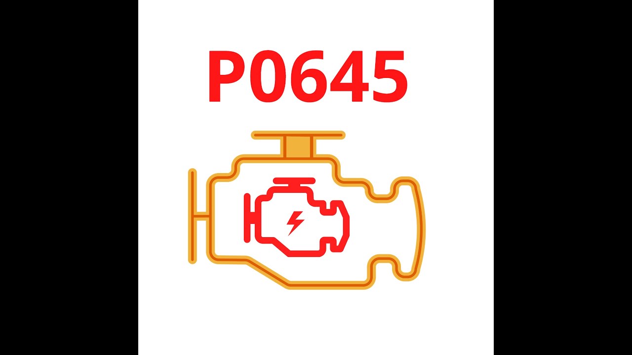 العطل أو الرمز أو الكوود p0645 - YouTube